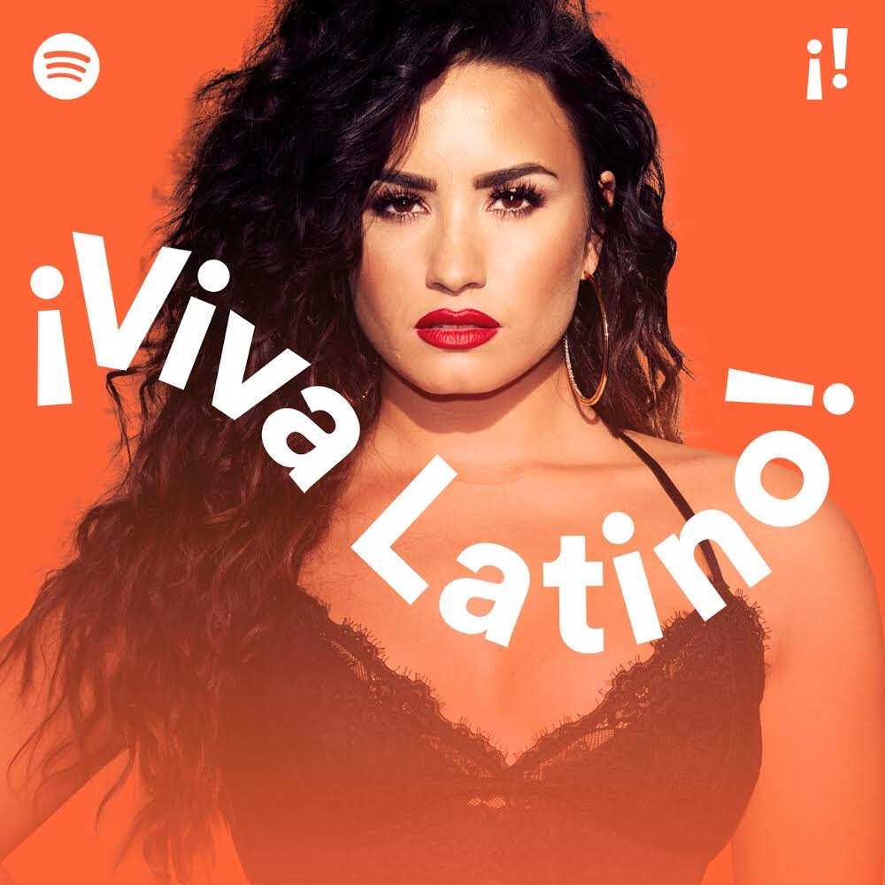 Demi is on the cover of Spotify's Viva Latino Playlist - Demi Lovato